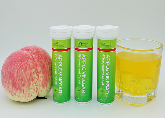 Private Label Effervescent Tablets Health Supplement Apple Vinegar Fizzy Vitamin Tablets