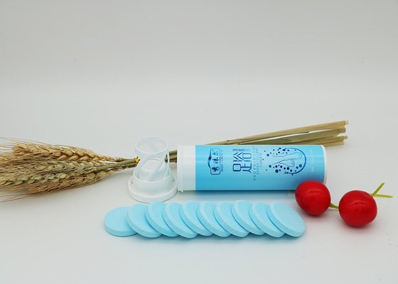 Blue Foot Bath Tablets / Vitamin C Fizzy Tablets With Natural Collagen