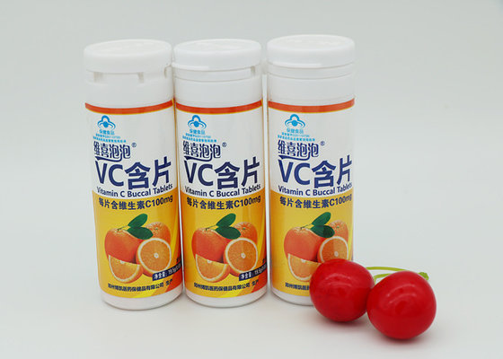 Private Label Vitamin C 1000mg Effervescent Tablets , Chewable Vitamin C Candy Tablets