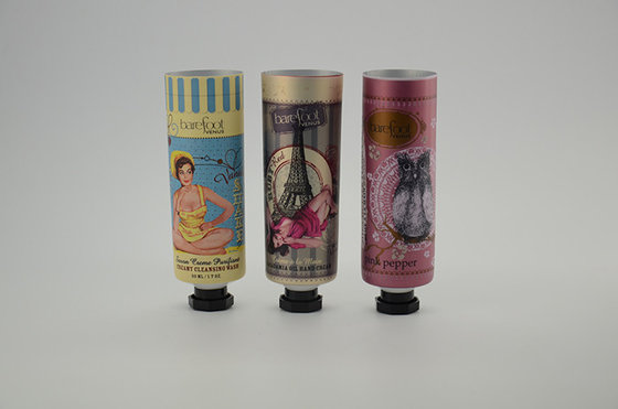 Footbare Moisturizers Plastic Cosmetic Tubes Matte Octagonal Cap