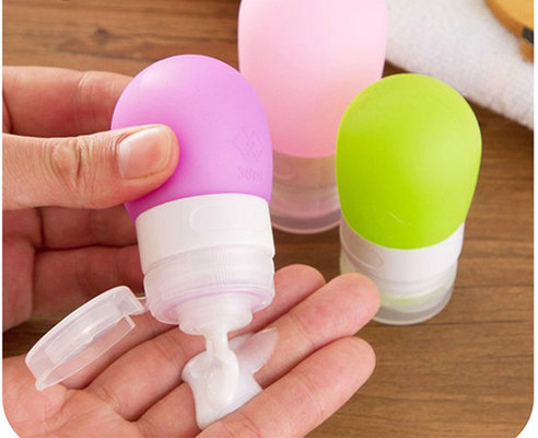 Small 2 oz / 1.2 oz Bulb Shaped Plastic Cosmetic Tubes Round Green