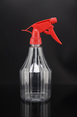 PET Empty 600ml Cosmetic Packaging Containers With Trigger Sprayer