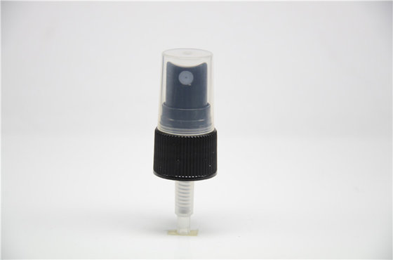24 / 410 Black Fine Mist Sprayers With Clear Cap / Cover Non Spill