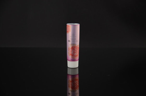 Customized Plastic Cosmetic Tubes For BB Cream / Medicine Shiny Coating Cap