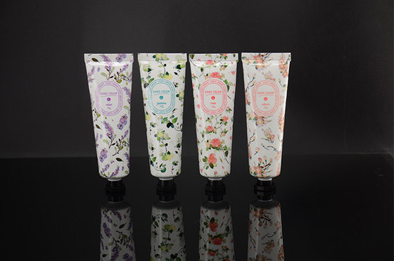Customized Plastic Cosmetic Tubes For BB Cream / Medicine Shiny Coating Cap