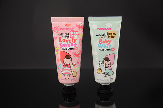 Hand Cream Plastic Packaging Tubes LDPE Pantone Diameter 16 - 50mm