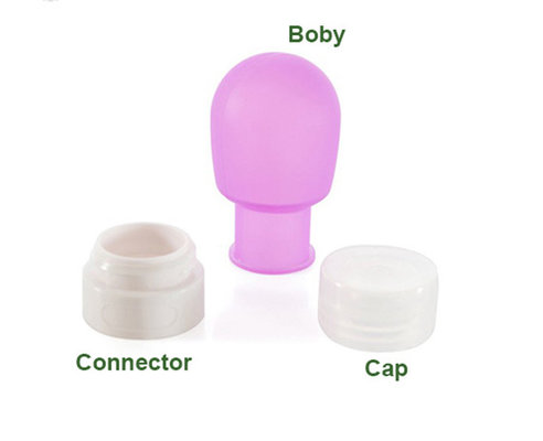 Travel Kit Plastic Cosmetic Tubes Silicon Portable For Daily Life Container
