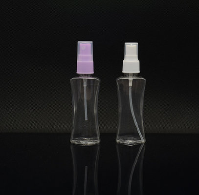 2oz Clear Slim Waisted Plastic Cosmetic Cream Containers With Mist Sprayer