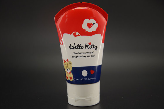 45ml Plastic Cosmetic Tubes Cute Baby Leg Cap For Hand Cream OEM / ODM