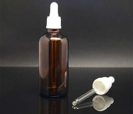 30ml-100ml European Pharmaceutical Amber Glass Bottle Offset Printing