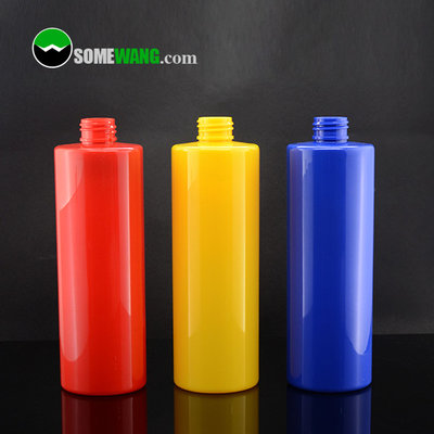 Cosmetic Packaging Cylinder Plastic Cosmetic Bottles Press Cap Screen Printing