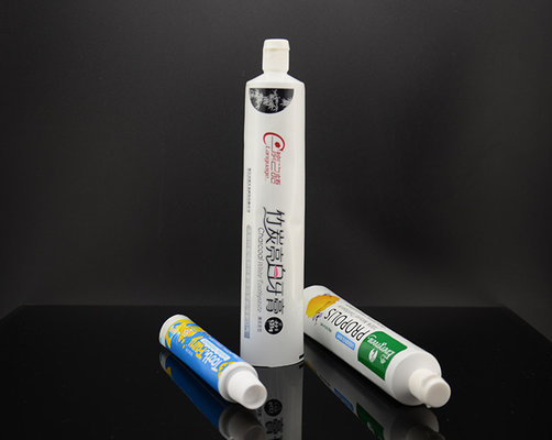 Customized Empty Plastic Cosmetic Tubes Plastic Toothpaste Tubes With Screw Cap