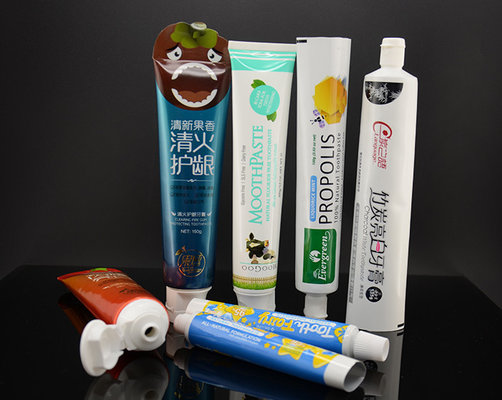 Customized Empty Plastic Cosmetic Tubes Plastic Toothpaste Tubes With Screw Cap