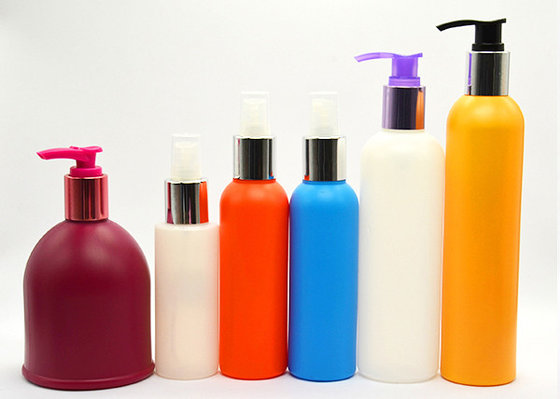 200ml boston round shampoo container airless pump bottles for Cosmetic