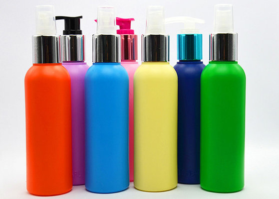 200ml boston round shampoo container airless pump bottles for Cosmetic