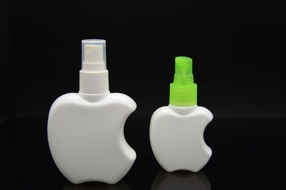 Green , White apple shaped perfume bottle Plastic Pump Bottles for shampoo