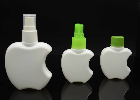 Green , White apple shaped perfume bottle Plastic Pump Bottles for shampoo