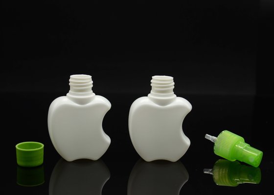 Green , White apple shaped perfume bottle Plastic Pump Bottles for shampoo