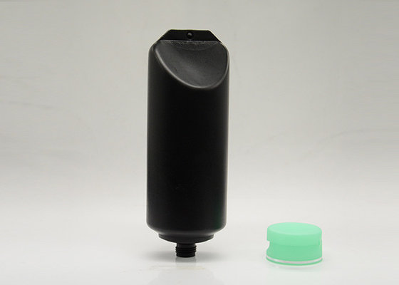Black cylinder small plastic containers Skincare Packaging for lotion