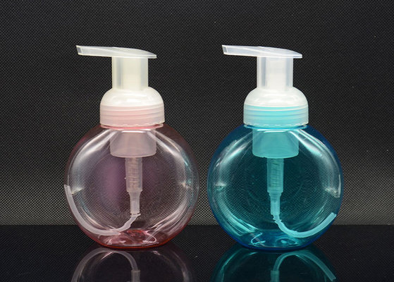 Colorful transparent Plastic Cosmetic Bottles / Airless Cosmetic Containers