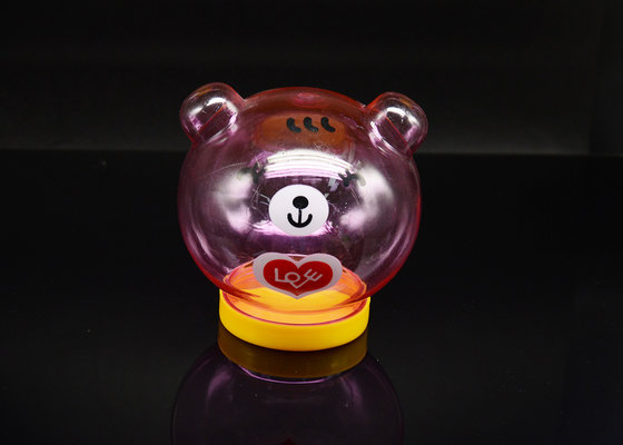 Small Cute Clear Plastic Cosmetic Bottles in Animal shaped for candy