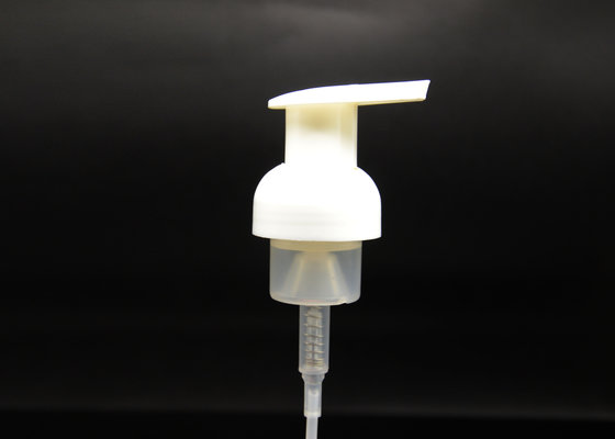 Light Ble cylinder squared Plastic Pump Bottles with foam pump 300ml