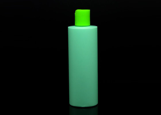 Custom 300ml plastic bottle Cosmetic Containers with press cap in Red , Green , Pink