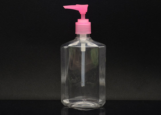 Custom Body Lotion Containers clear plastic pump bottles with Silk printing