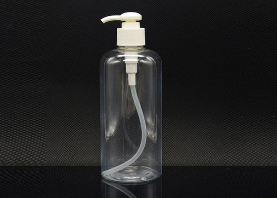 Custom Body Lotion Containers clear plastic pump bottles with Silk printing