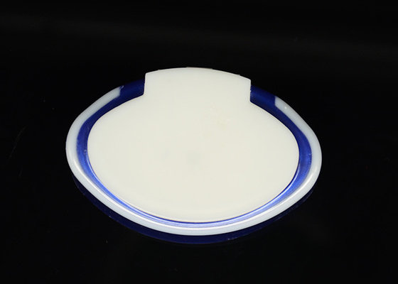 Blue , Red oval colored flip cosmetic bottle caps for PET / PE bottles