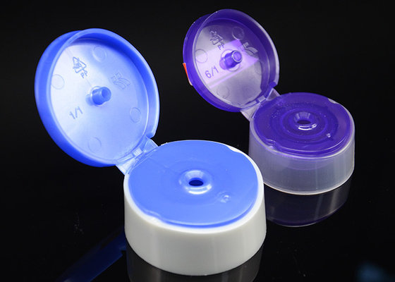 Custom PP lotion bottle cap flip Cosmetic Bottle Caps with Double Color
