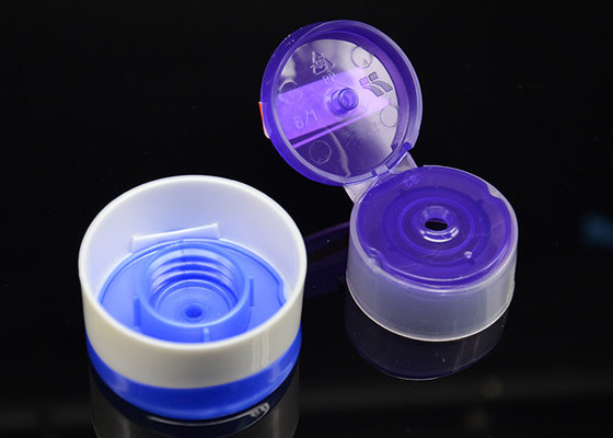 Custom PP lotion bottle cap flip Cosmetic Bottle Caps with Double Color