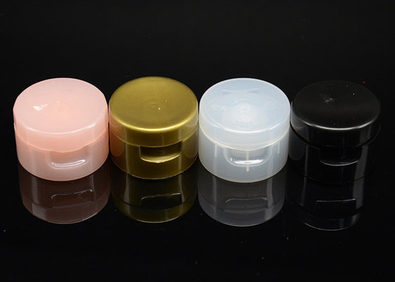 Black , White flip Cosmetic Plastic Tube cosmetic caps with 20mm diameter