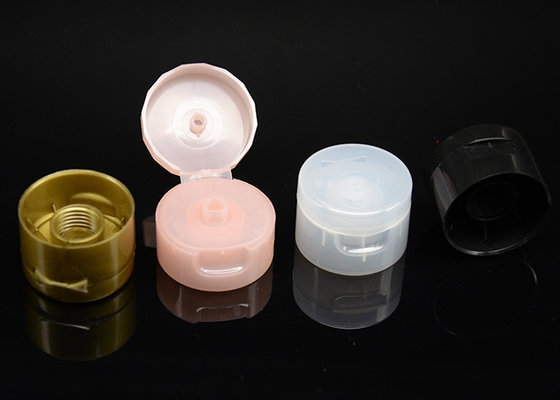 Black , White flip Cosmetic Plastic Tube cosmetic caps with 20mm diameter