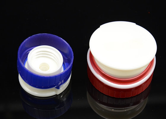 Round flip cosmetic bottle caps For Beauty Product , two color mixed