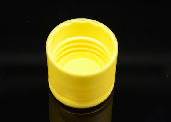 Yellow Lotion Tube Packaging cosmetic caps with hot stamp printing