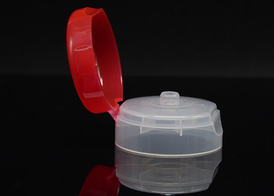 Custom made Red cosmetic bottle caps for Lotion Tube Containers