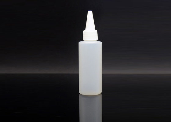Plastic PE square eye dropper bottles with childproof cap 60ml , 20mm Neck Size