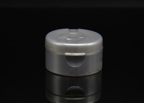 Gray injection cosmetic bottle caps for soft cosmetic tubes , 5mm Neck size