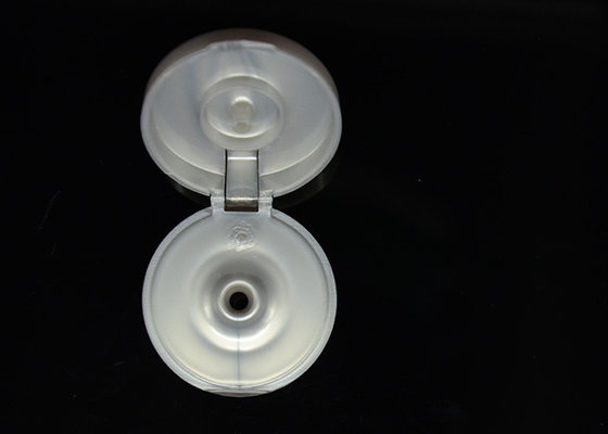 Gray injection cosmetic bottle caps for soft cosmetic tubes , 5mm Neck size