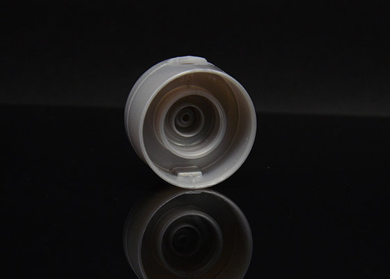 Gray injection cosmetic bottle caps for soft cosmetic tubes , 5mm Neck size