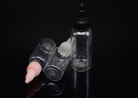 Clear glue container Plastic Cosmetic Bottles with sharp screw cap , 5ml 10ml 15ml 20ml