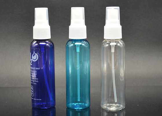 Eco Friendly Blue , Purple , Red cylindrical fine mist spray bottle for perfume