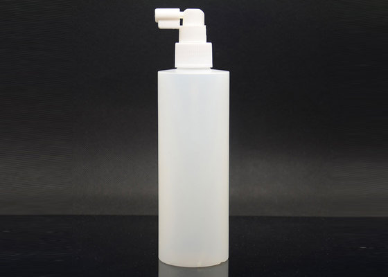 White cylindrical body lotion Plastic Cosmetic Bottles / Airless Cosmetic Packaging