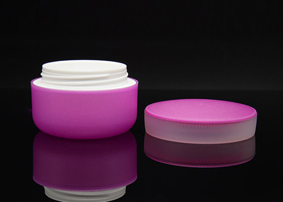 Purple Cosmetic Containers And Jars Plastic Lotion Containers 70mm*46mm