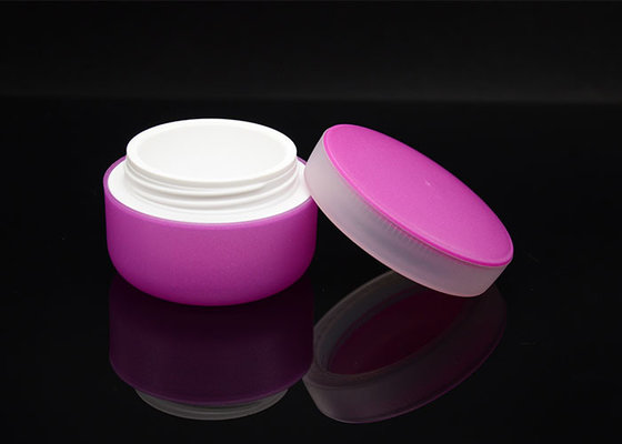 Purple Cosmetic Containers And Jars Plastic Lotion Containers 70mm*46mm