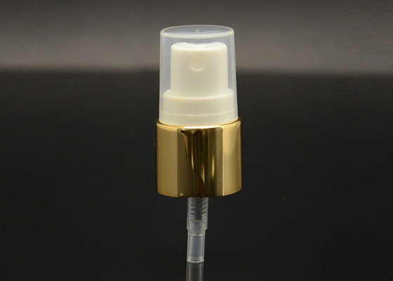 18mm cosmetic water / perfume fine mist sprayers with gold coating