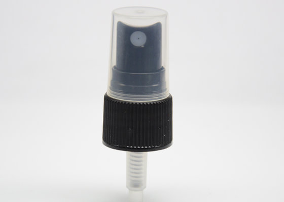 20mm neck size black Fine Mist Sprayers , ribbed wall sprayer head