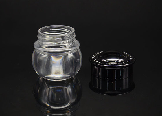 8g High End Clear Pet Jars with Screw cap , Small Lotion Containers