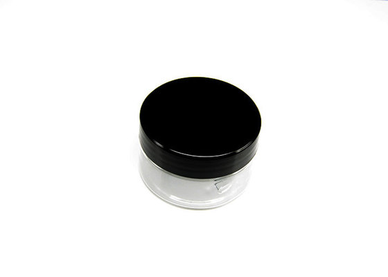 50ml Flat round Clear Pet Jars Eco Friendly Packaging For Cosmetics